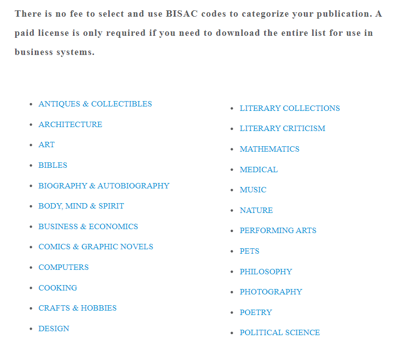 How to Use BISAC Codes to Increase Your Book's Visibility on Amazon