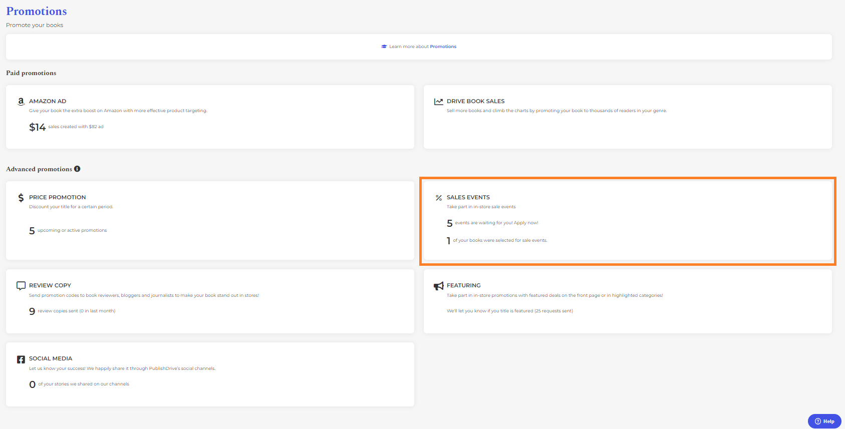 New PublishDrive Features and Upgrades