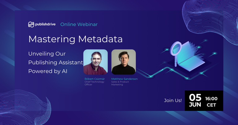 [Webinar] Mastering Metadata with PublishDrive AI Publishing Assistant